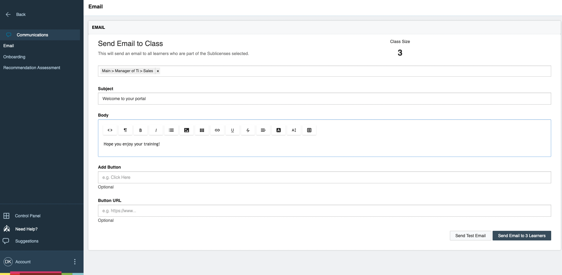 Emailing a Panorama Client or Sublicense – Thought Industries