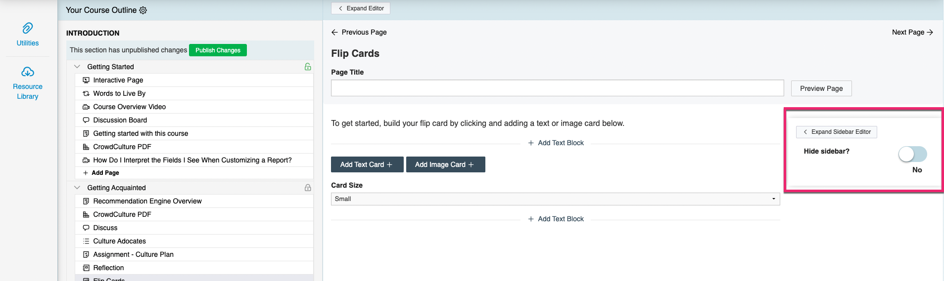 Creating a Flip Cards Page – Thought Industries