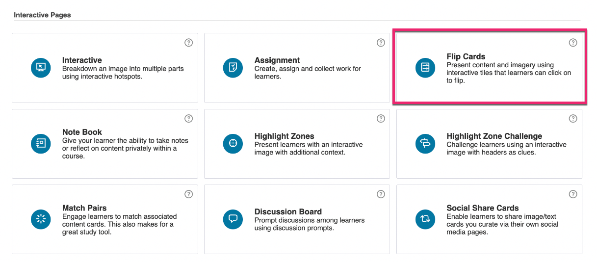Creating a Flip Cards Page – Thought Industries