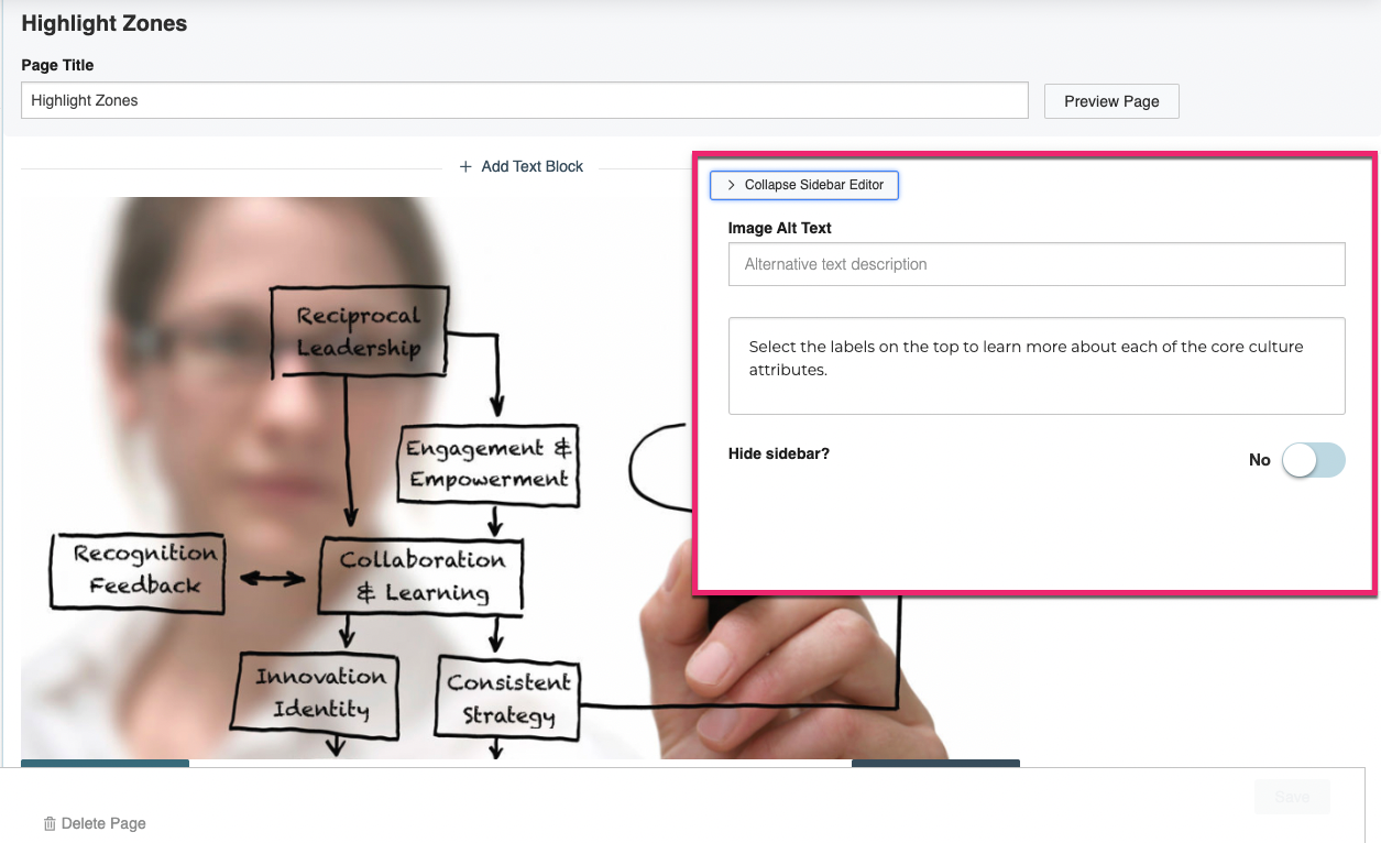 Creating a Highlight Zones Page – Thought Industries