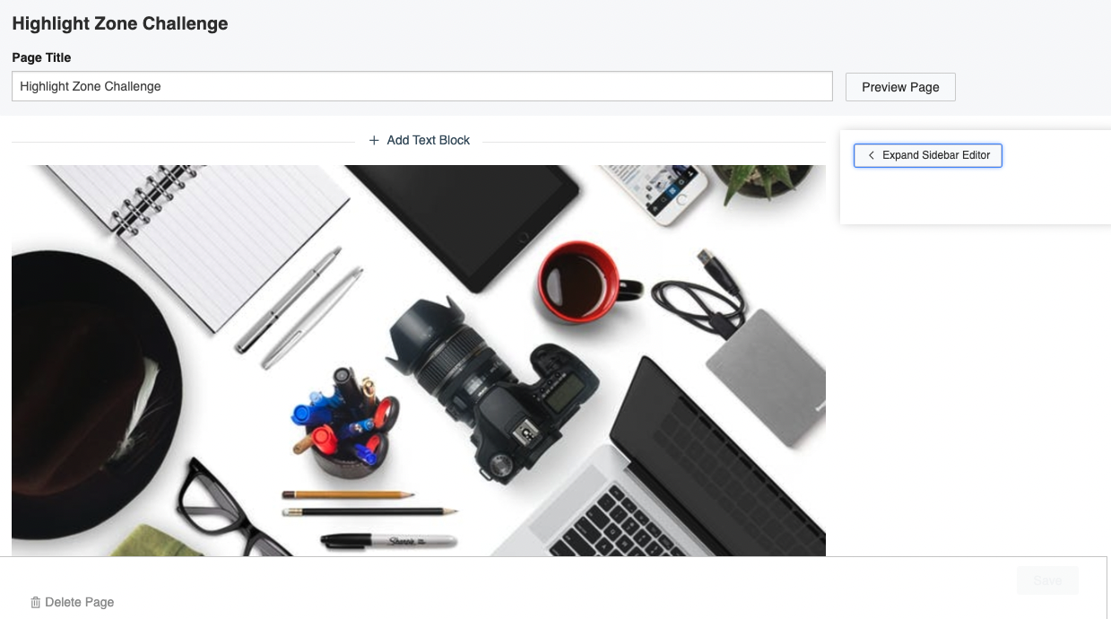 Creating a Highlight Zone Challenge Page – Thought Industries