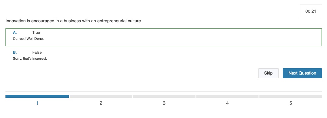 Creating a Test Page – Thought Industries