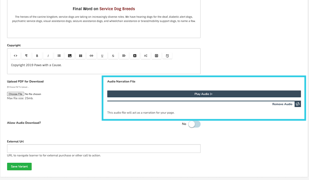 Adding Audio Narration to Your Content – Thought Industries