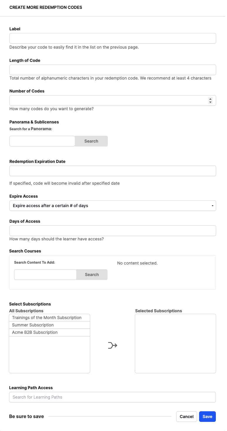 Managing Learners with Redemption Codes – Thought Industries