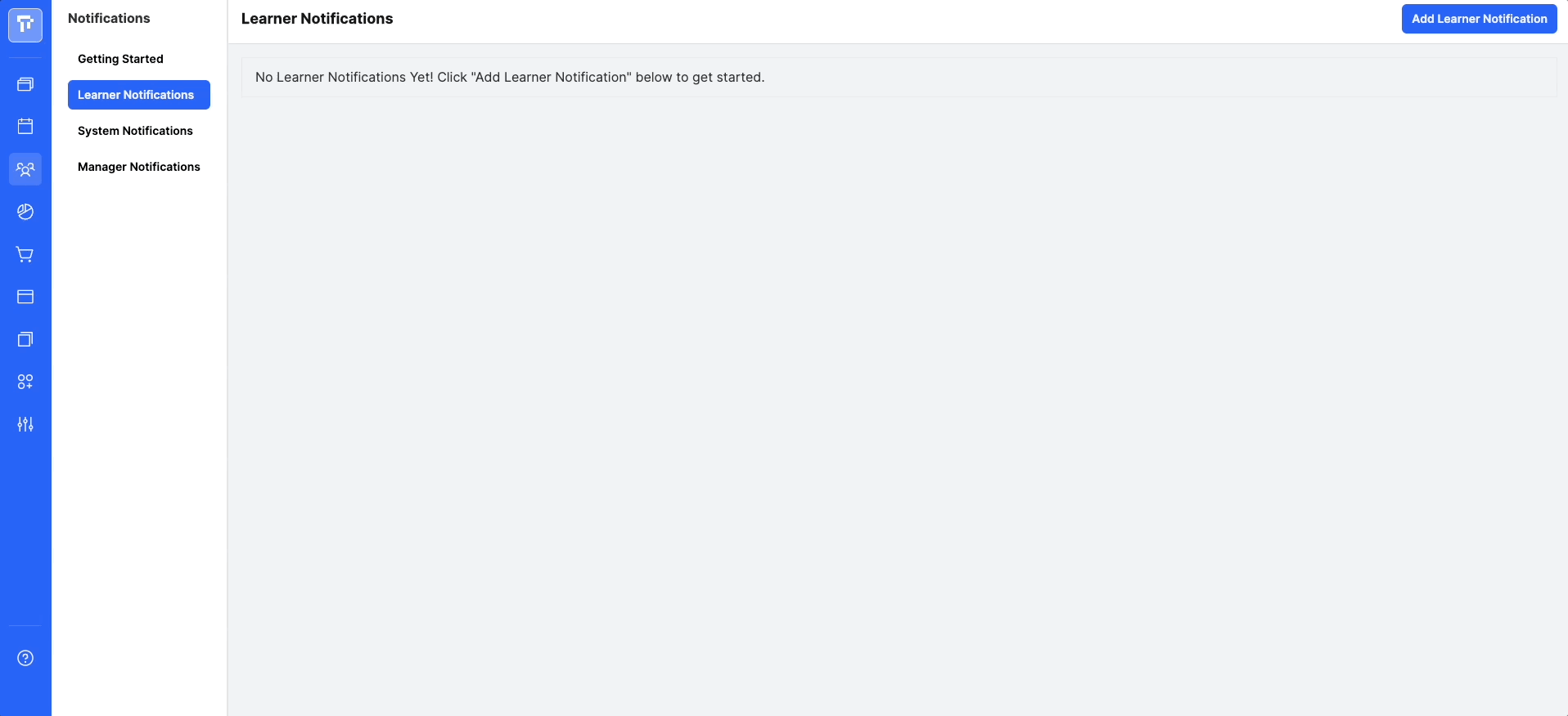 Creating Learner Notifications – Thought Industries