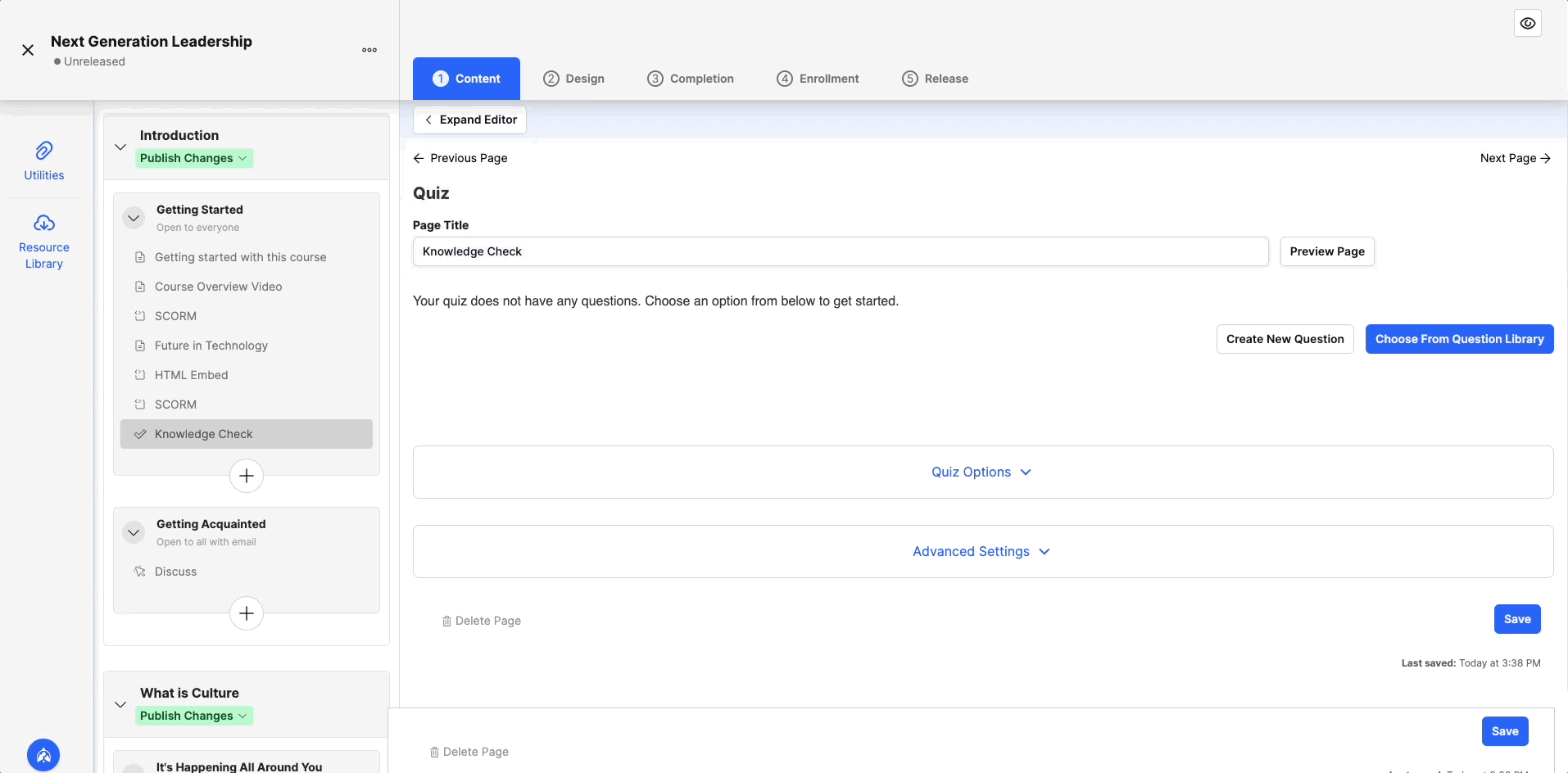 Creating and Using a Question Library – Thought Industries