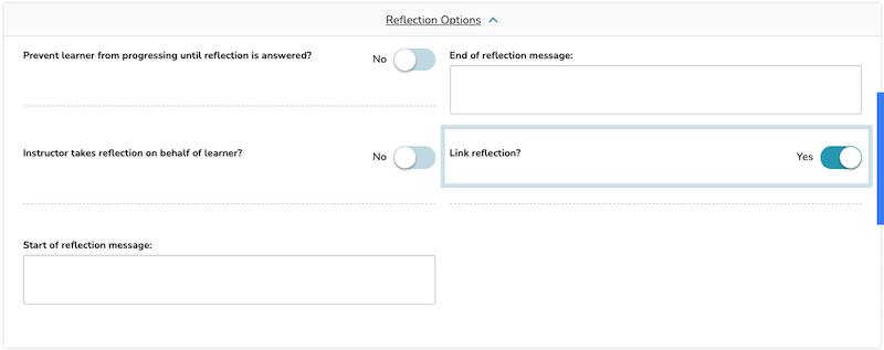 Creating and Using Linked Reflections – Thought Industries
