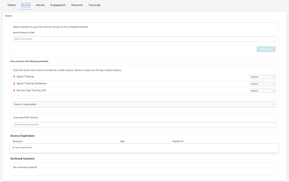 Editing A User Record – Thought Industries
