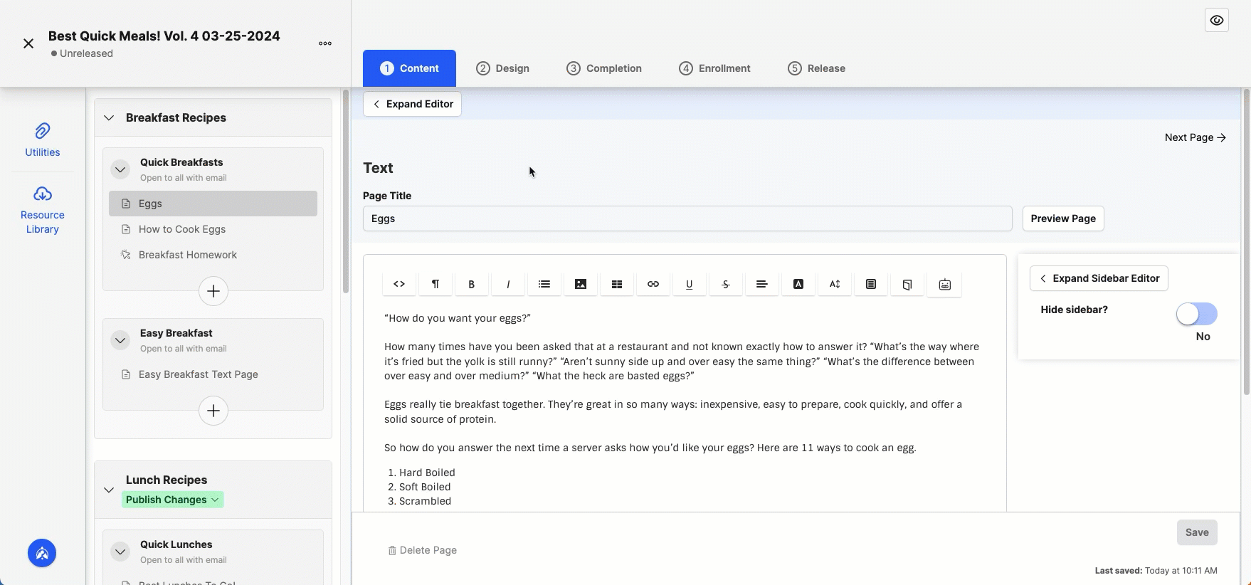 Creating a New Session – Thought Industries